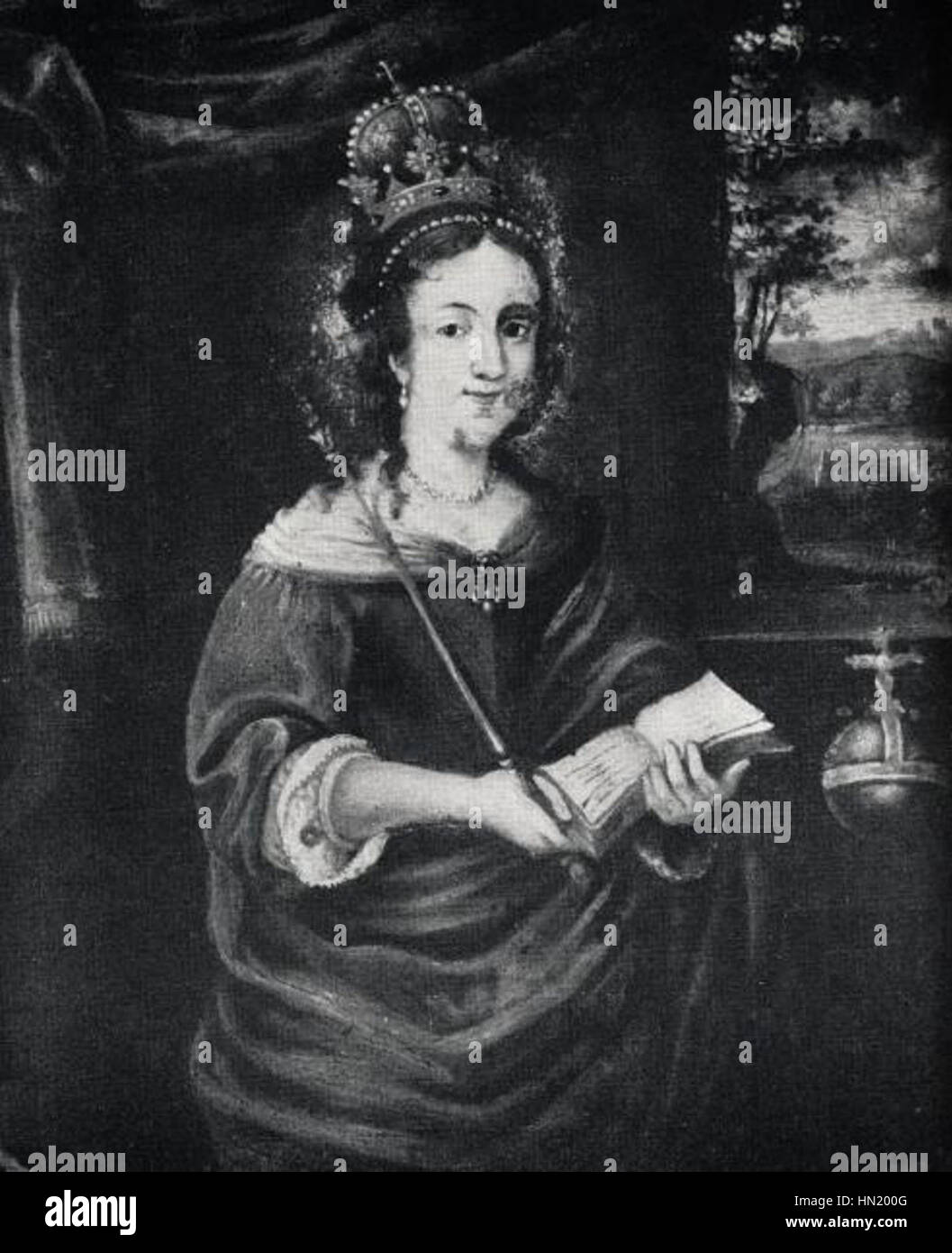 Miniature of Constance of Austria Stock Photo - Alamy