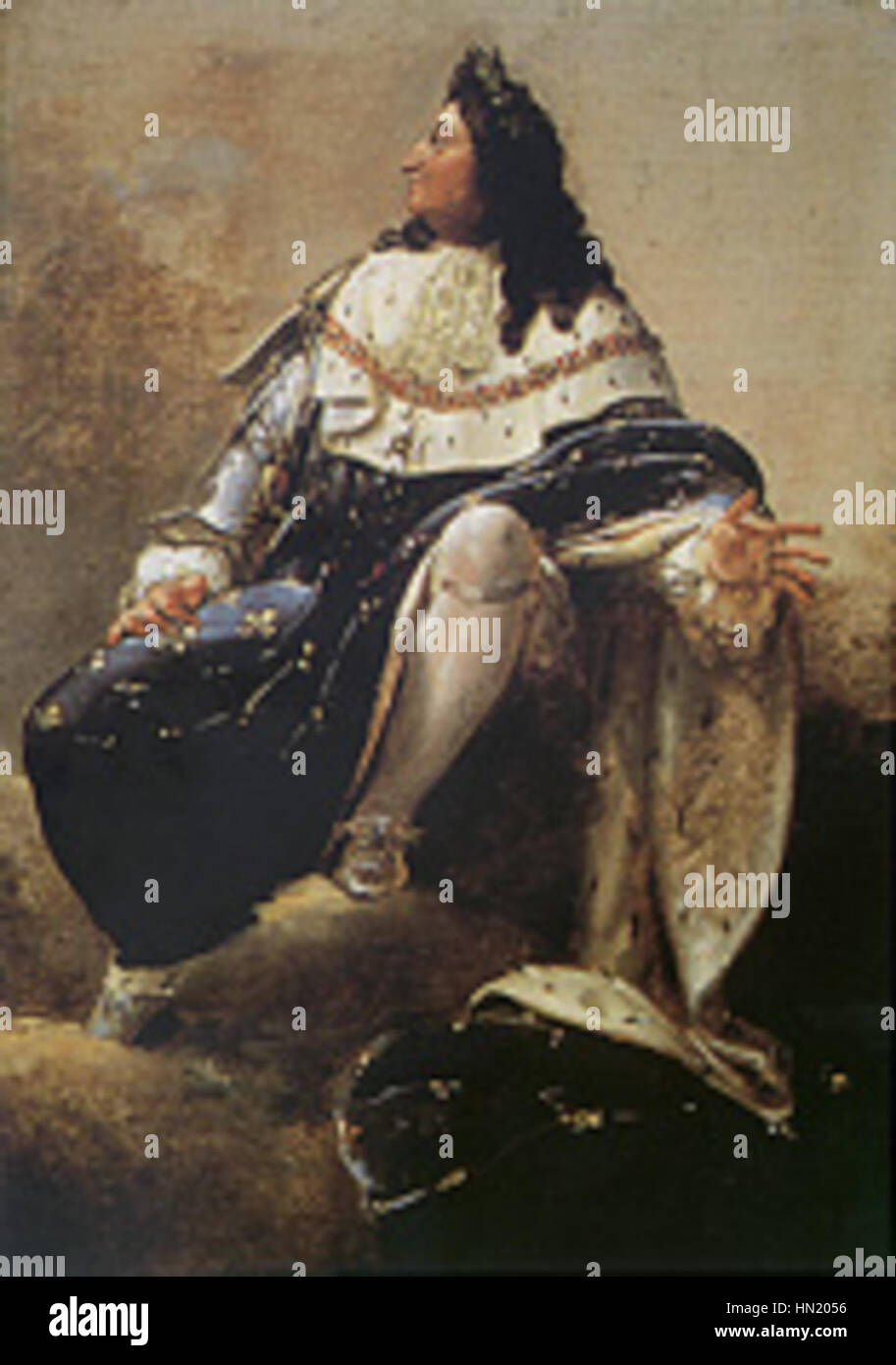 Merry-Joseph Blondel - Louis XIV Stock Photo - Alamy