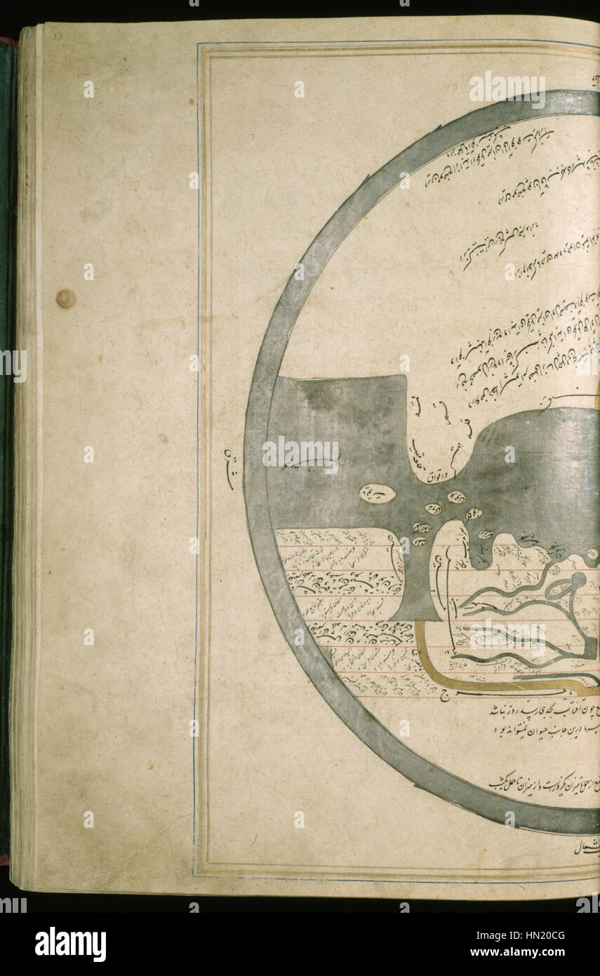 The 'Second Half of a Map of the World' by Muhammad ibn Mahmud Tusi is ...