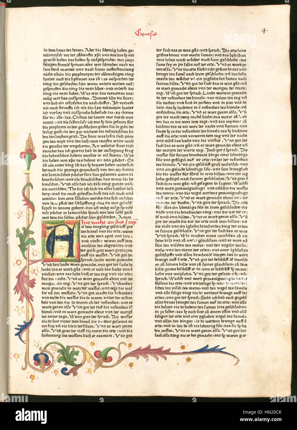 Illuminated manuscript bible hi-res stock photography and images - Alamy