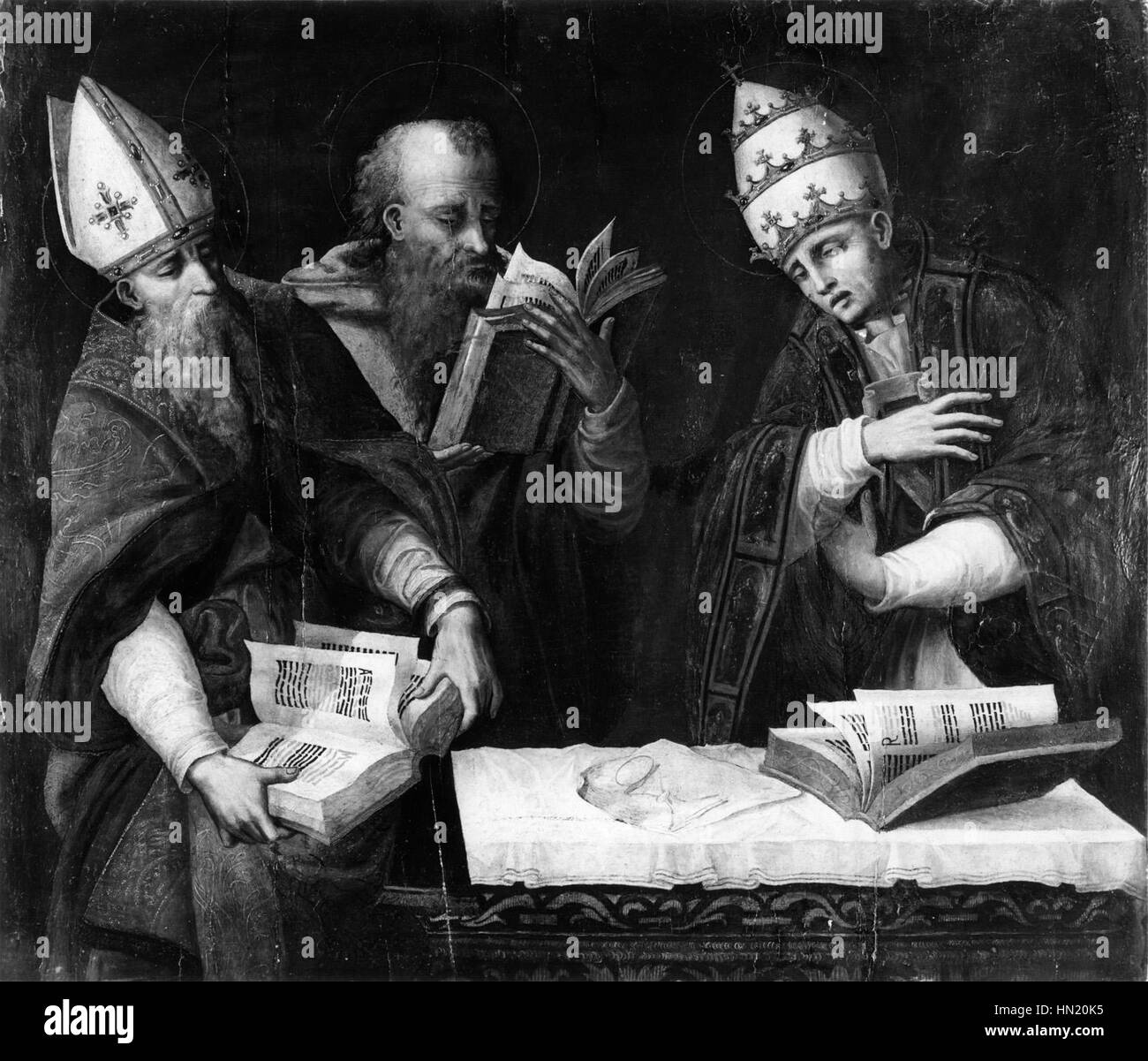 Marco Cardisco - Saints Augustine, Jerome and Gregory the Great ...