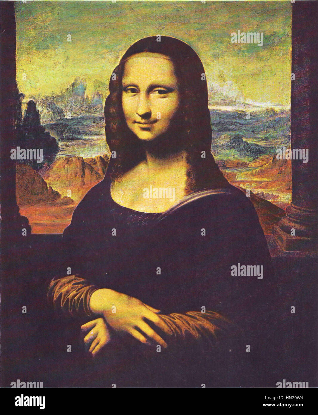 Mona lisa copy hi-res stock photography and images - Alamy
