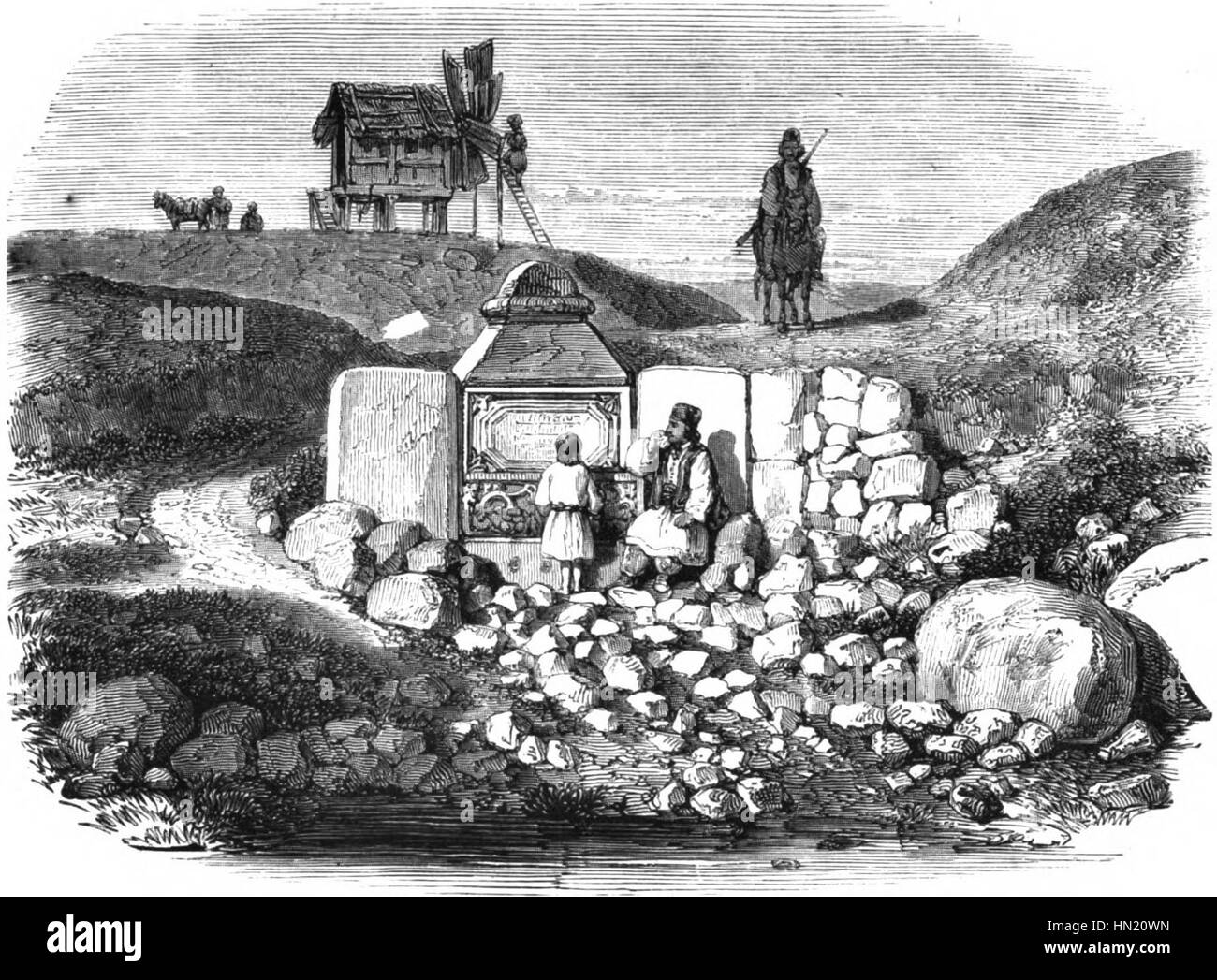 Painting on the water Black and White Stock Photos & Images - Alamy