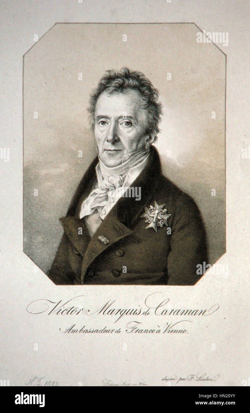 Louis Charles Victor de Riquet de Caraman Stock Photo - Alamy