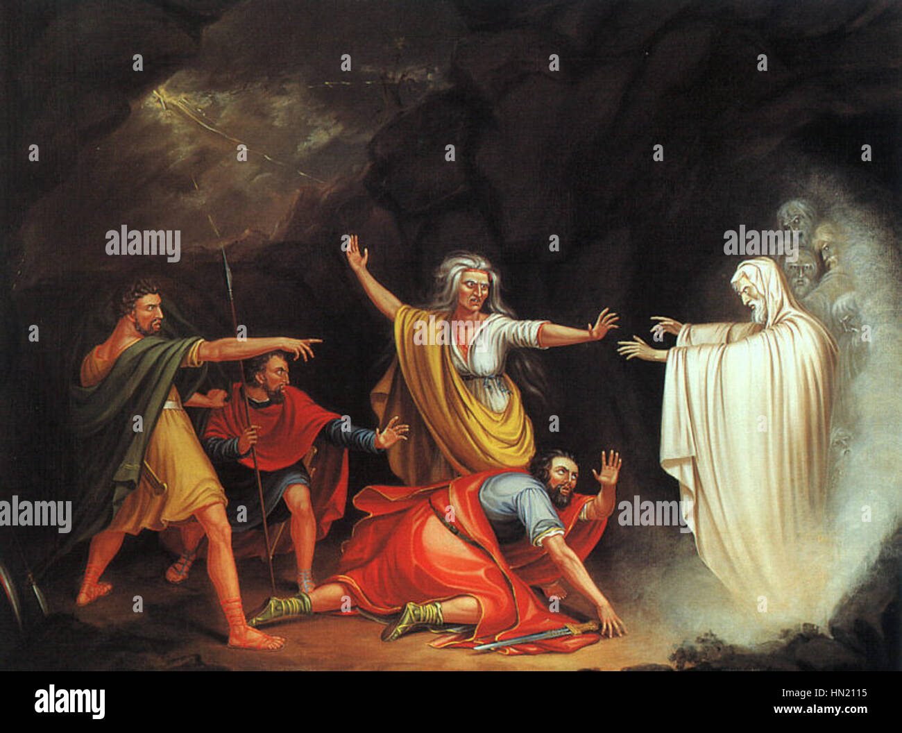 Saul and the witch of endor hi-res stock photography and images - Alamy