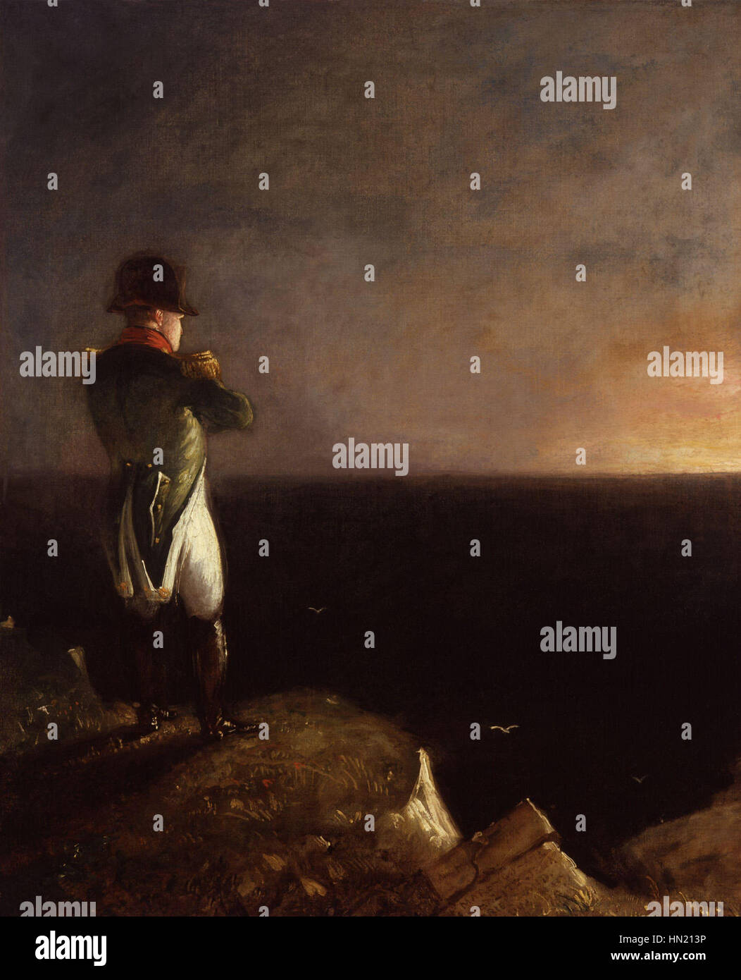 This portrait of Napoleon Bonaparte by Benjamin Robert Haydon captures the French emperor in a ...