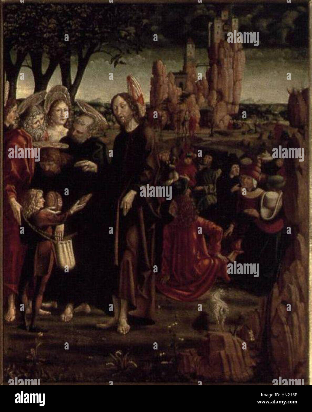 Michael Pacher - St Wolfgang Altarpiece - The Miracle of the Bread ...