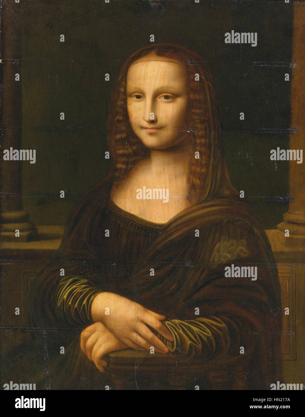 This reproduction of Leonardo da Vinci’s iconic 'Mona Lisa' is a fine ...