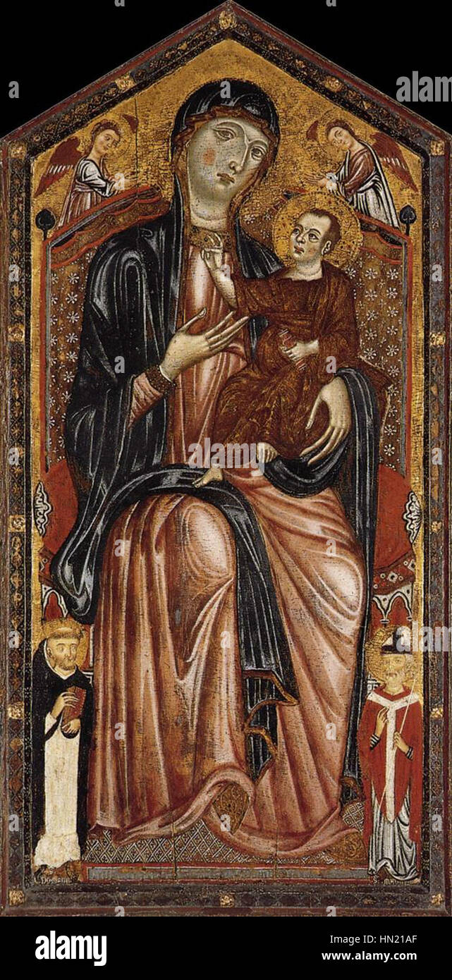 Sketch for an enthroned virgin and child hi-res stock photography and ...