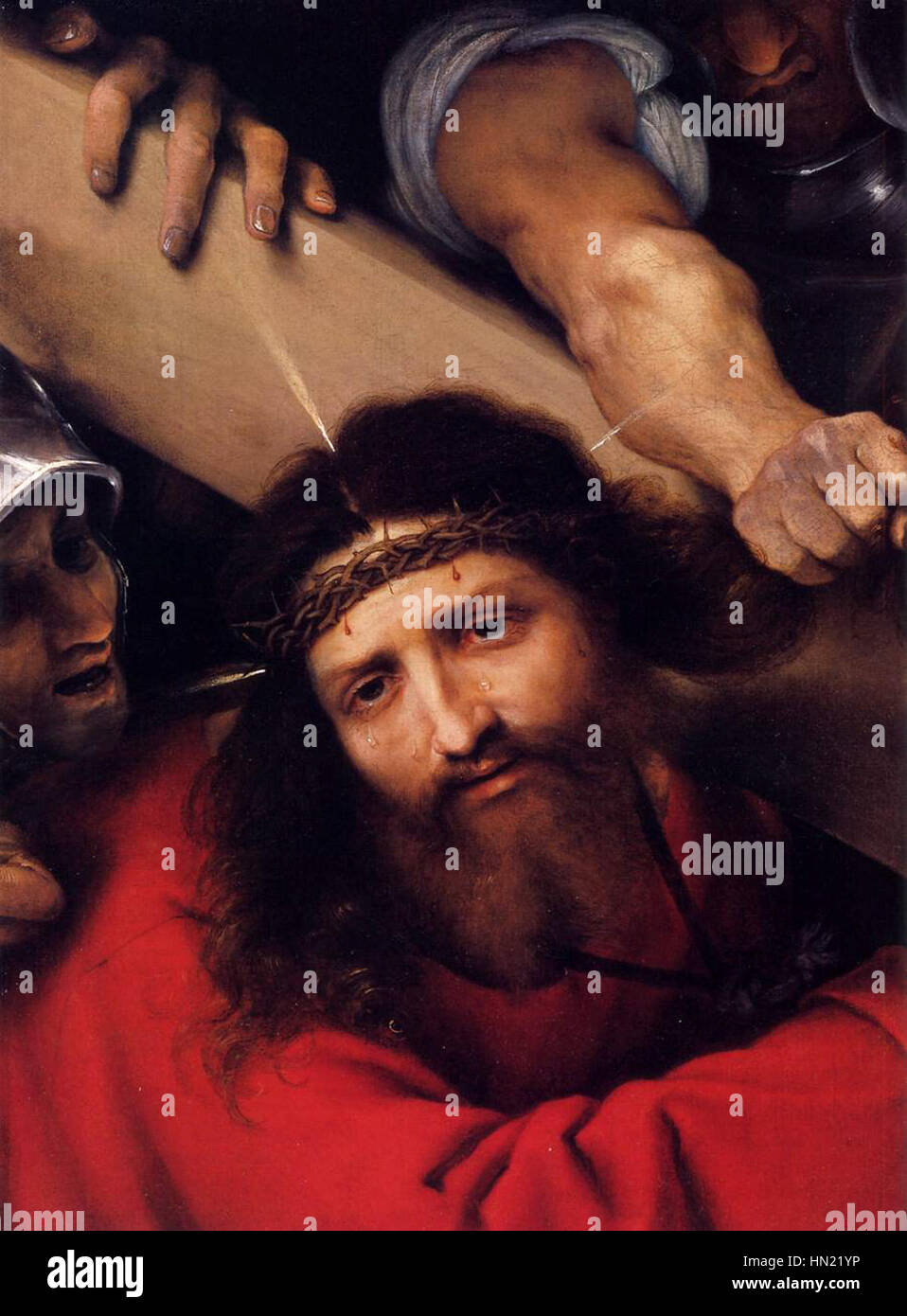 Lorenzo Lotto's 'Christ Carrying the Cross' (detail) showcases the ...