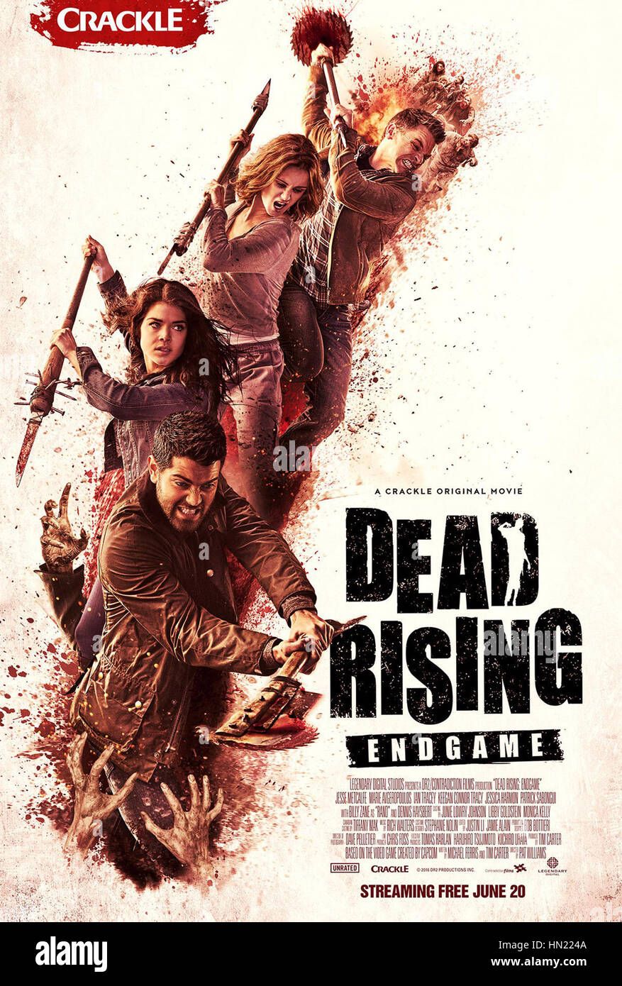 DEAD RISING: ENDGAME, US poster, from bottom, Jesse Metcalfe, Marie ...