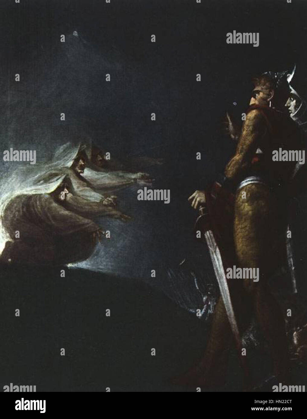 Macbeth banquo witches hi-res stock photography and images - Alamy