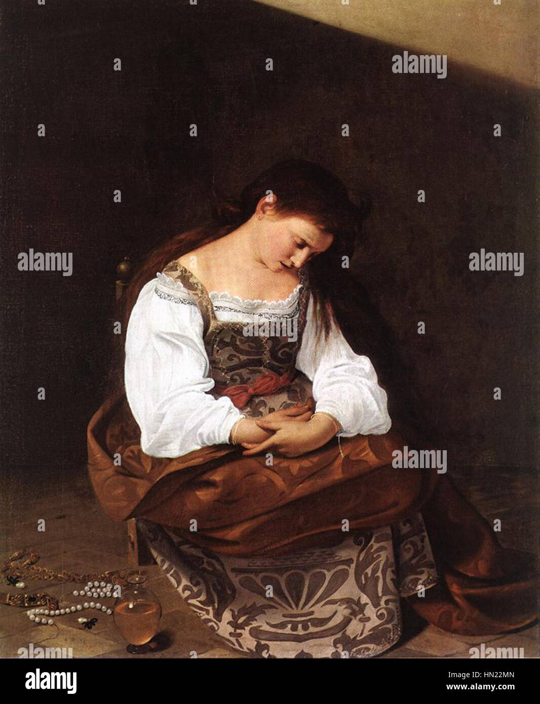 Caravaggio’s 'Magdalene' depicts the biblical figure of Mary Magdalene ...