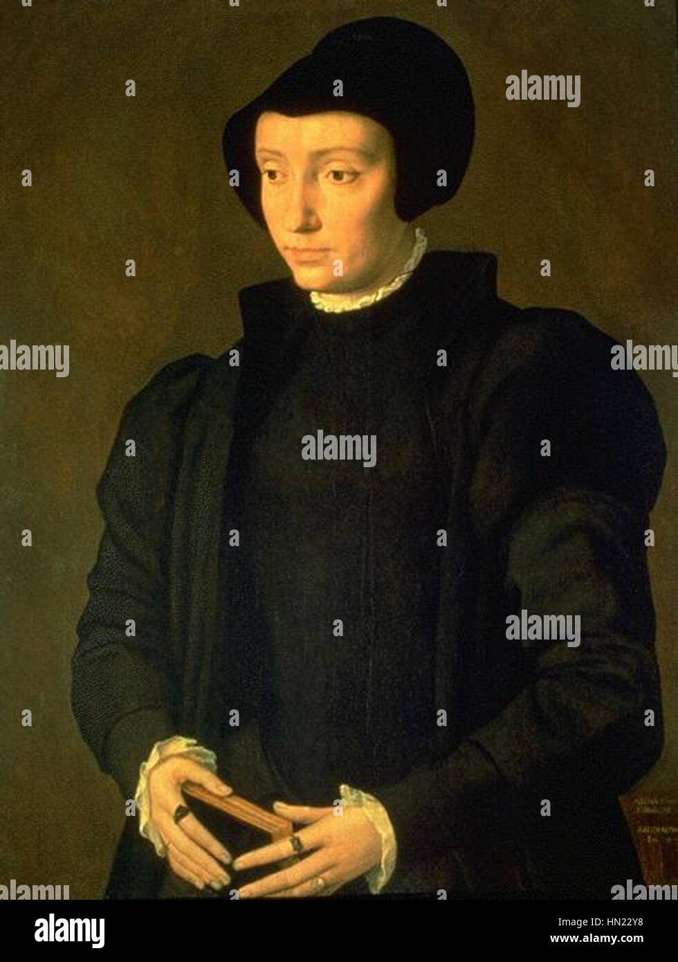 Michiel Coxie - Christina of Denmark - WGA05578 Stock Photo - Alamy