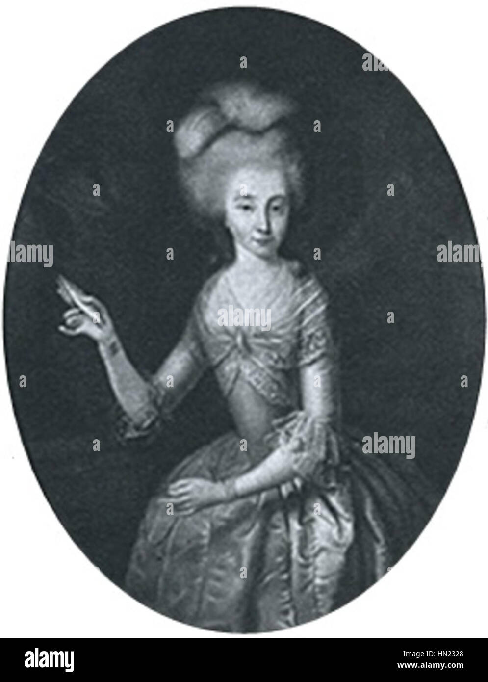 This portrait of Maria Teresa, created by the artist Panealbo ...