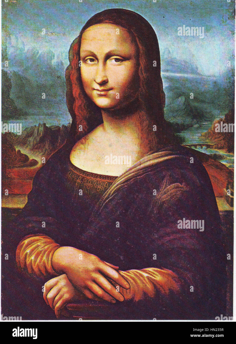 Mona lisa copy hi-res stock photography and images - Alamy