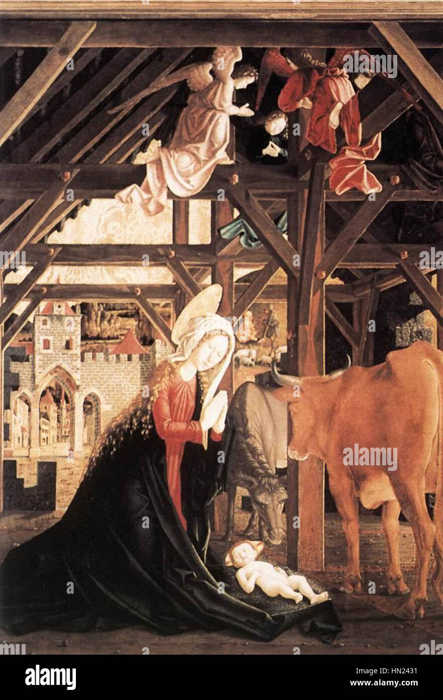 The St. Wolfgang Altarpiece by Michael Pacher, dated to the late 15th ...