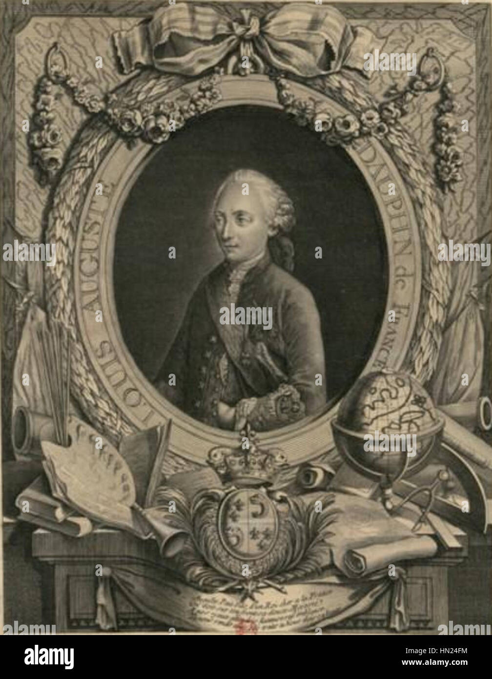 Louis Auguste of France (future Louis XVI) as Dauphin by an unknown ...