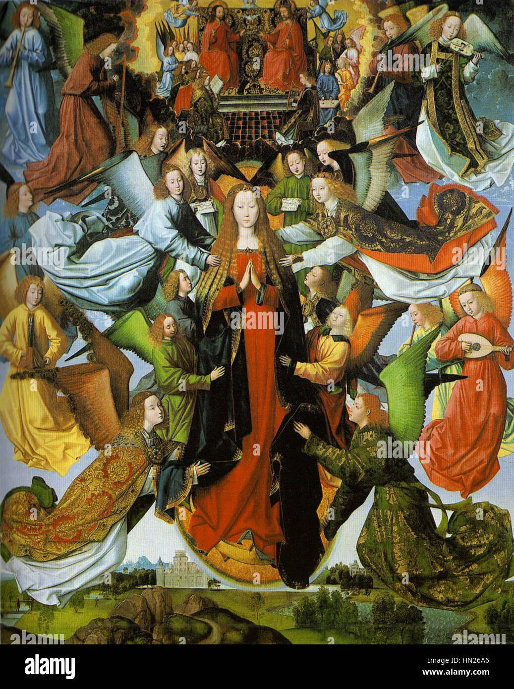 Master of the St Lucy Legend - Mary, Queen of Heaven- c. 1480 - c. 1510 (hi res Stock Photo - Alamy