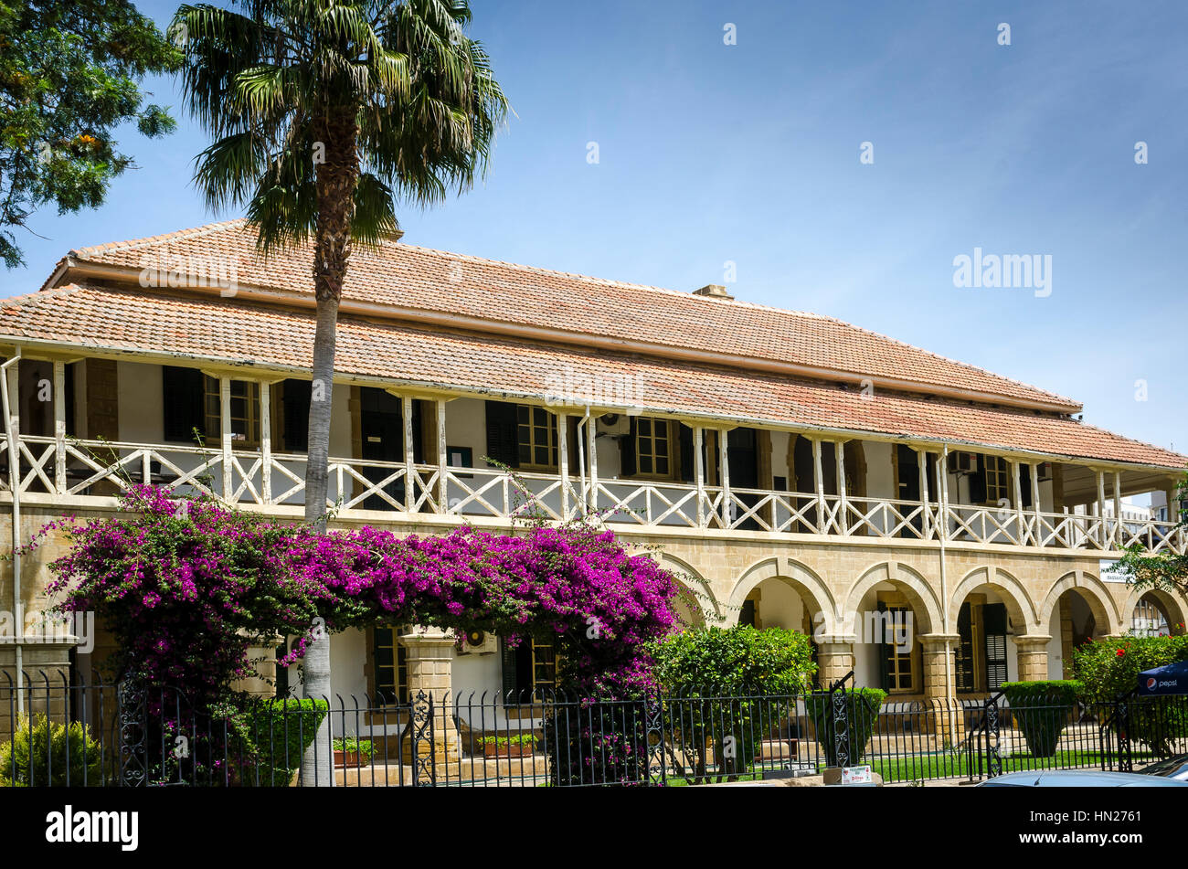 Building in Nicosia, the capital of the Republic of Cyprus Stock Photo ...