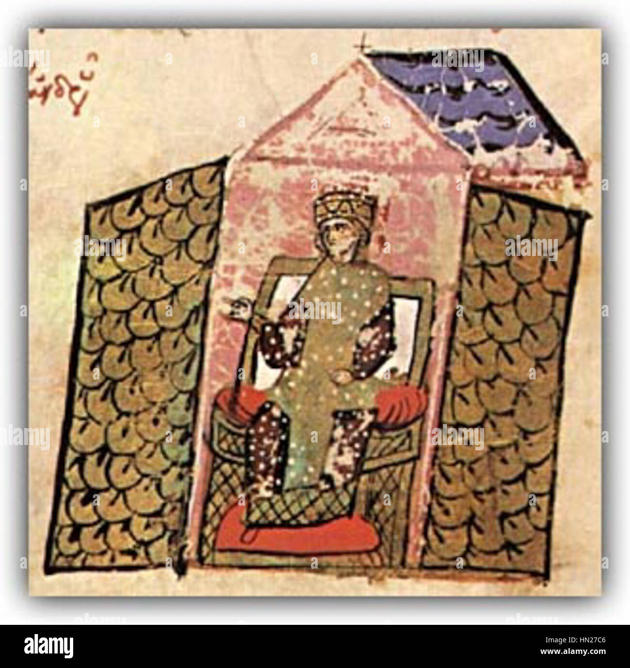 This historical scene, drawn from the *Chronicle of John Skylitzes ...