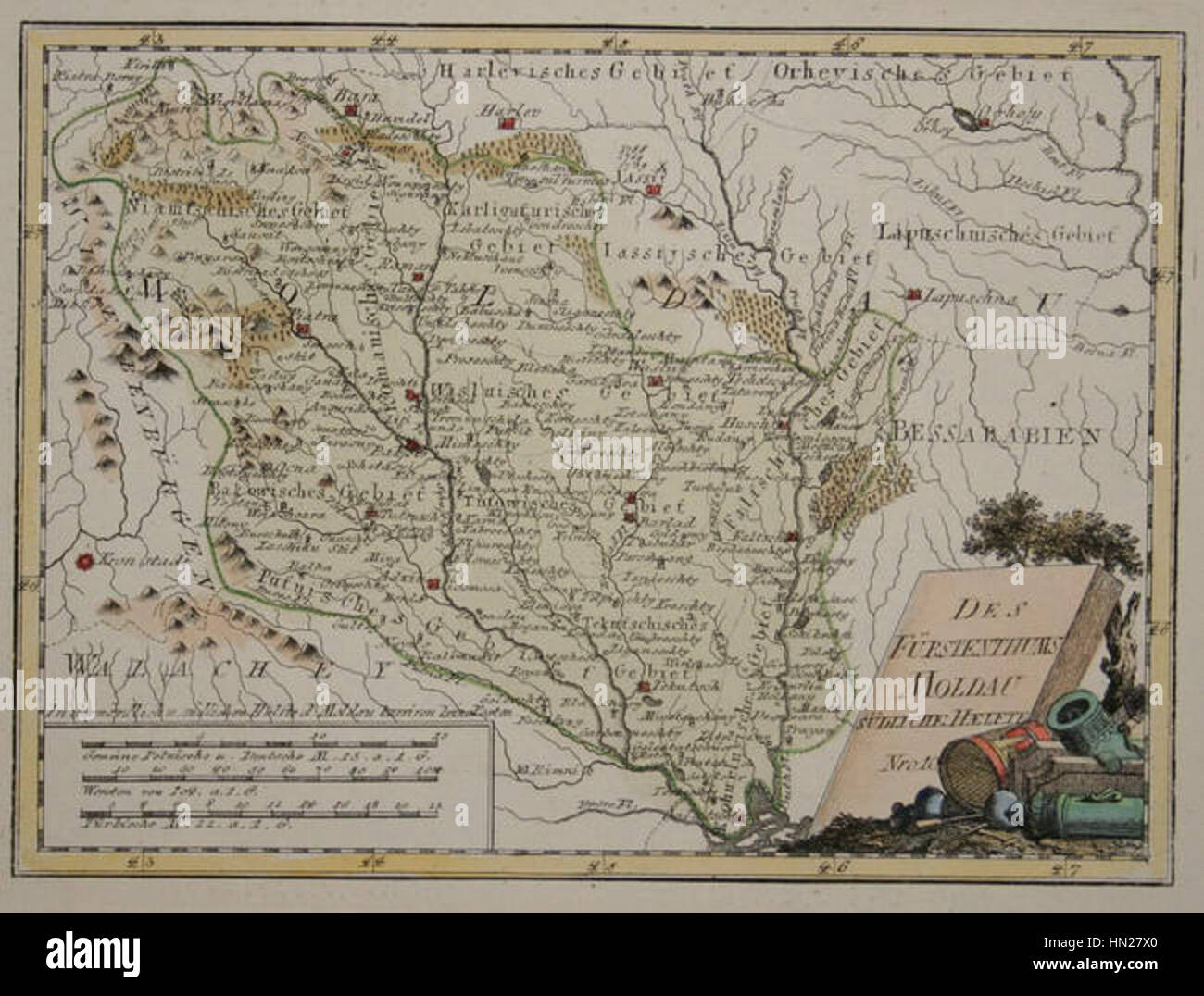 Historical moldova map hi-res stock photography and images - Alamy