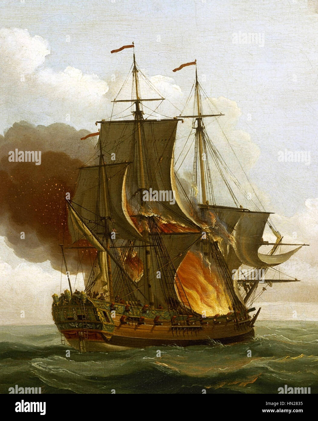 Galley fire hi-res stock photography and images - Alamy