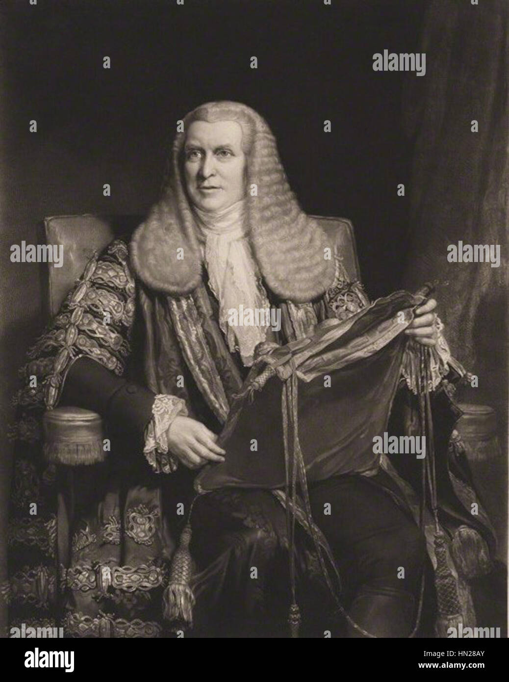 Lord Lyndhurst LC by HW Pickersgill Stock Photo - Alamy