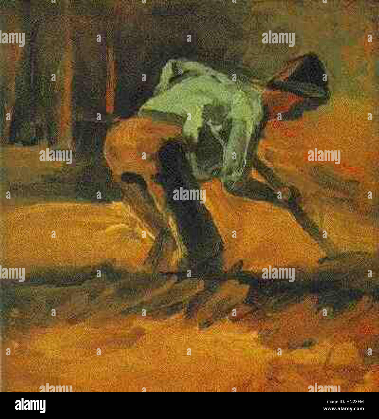 Stooping man hi-res stock photography and images - Alamy