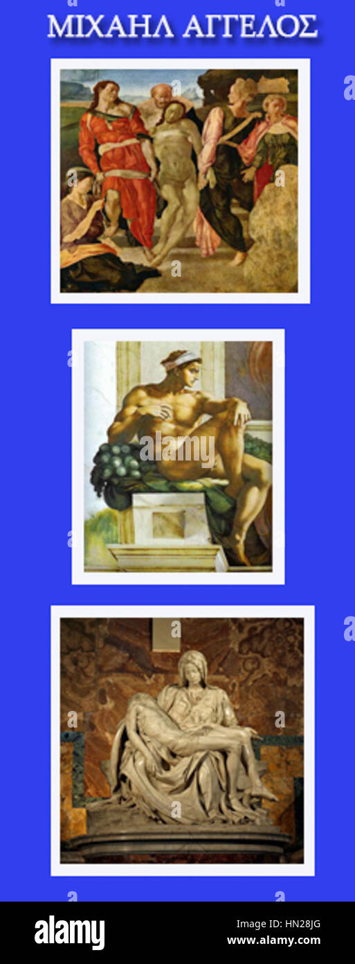 Michelangelos works hi-res stock photography and images - Alamy