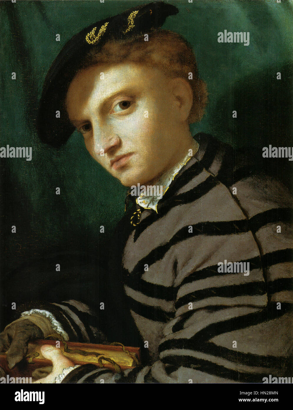 Lorenzo Lotto's painting from 1536 demonstrates his signature technique ...