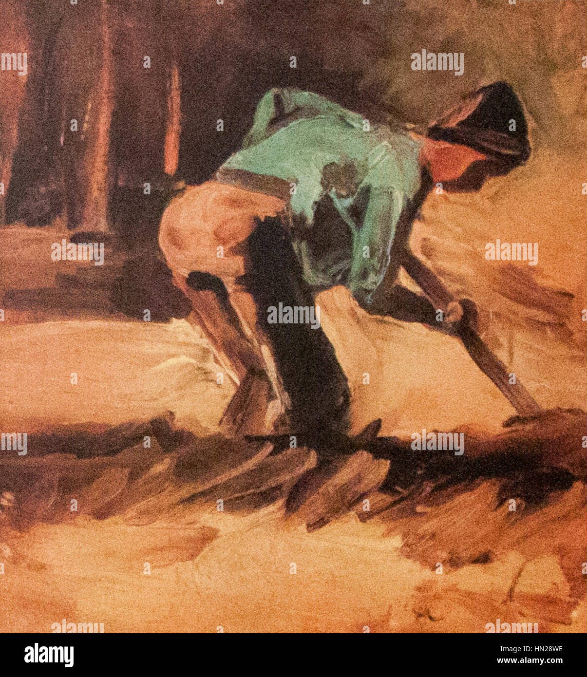 Stooping man hi-res stock photography and images - Alamy