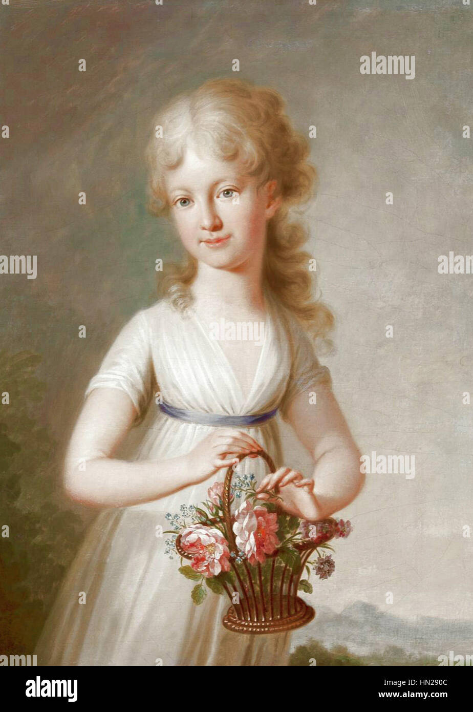 Maria Clementina Francesca d'Asburgo, arciduchessa d'Austria Stock ...