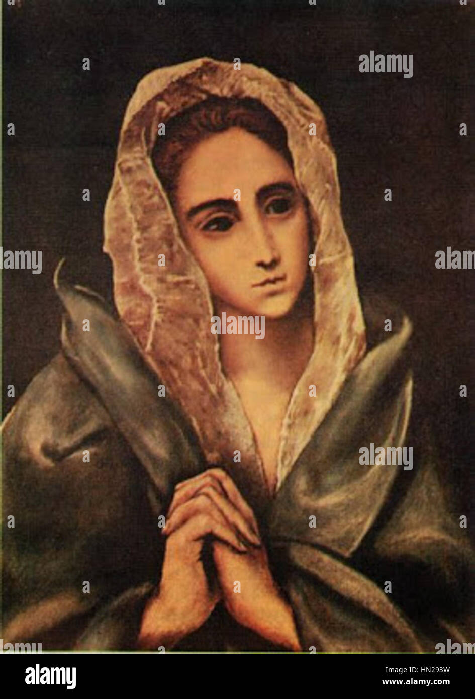 ‘Mourning Madonna’ is a religious artwork depicting the Virgin Mary ...