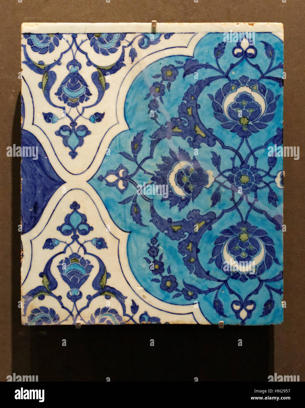 The 'Carreaux Ottomans' at the Louvre Museum showcases intricate tile ...