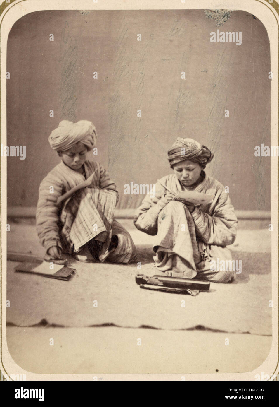 Muslim School. Handwriting Lessons WDL10759 Stock Photo - Alamy