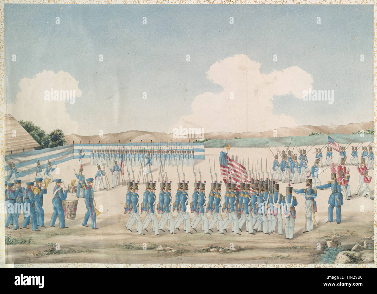 Military Exercises WDL2958 Stock Photo - Alamy