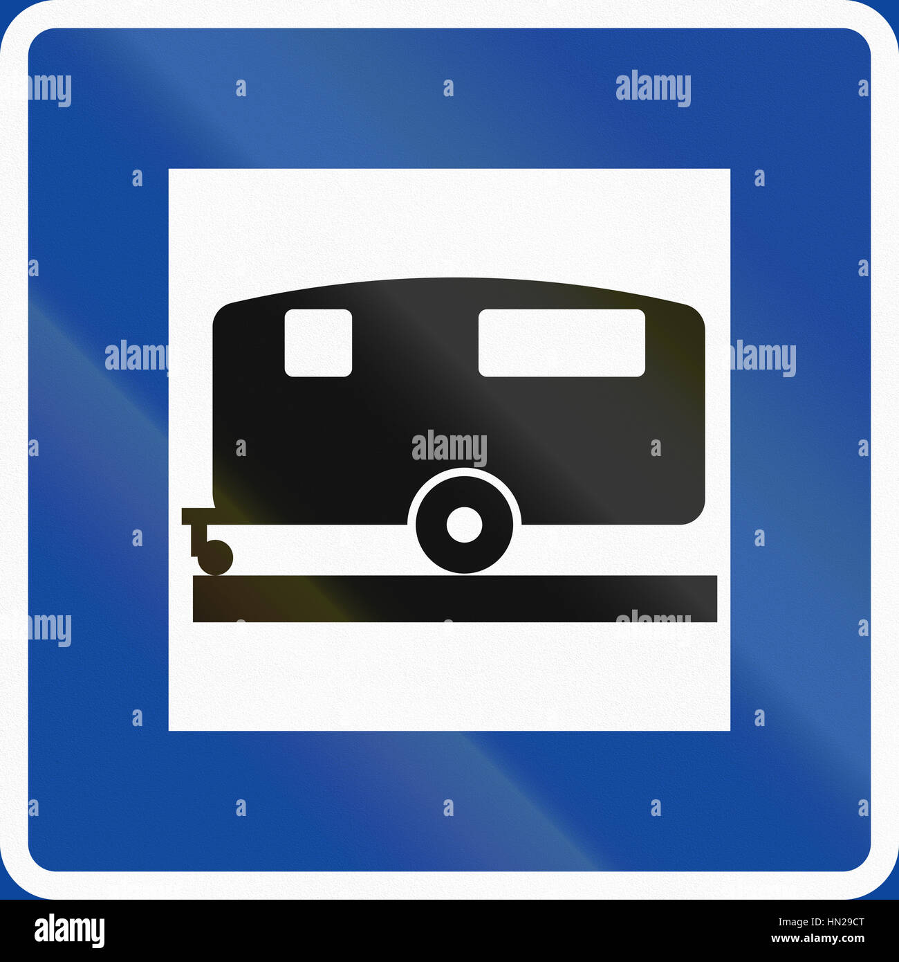 Road Sign Camping Caravan Site High Resolution Stock Photography and ...