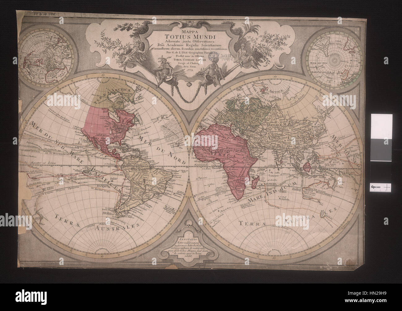 Map of the World WDL7 Stock Photo - Alamy