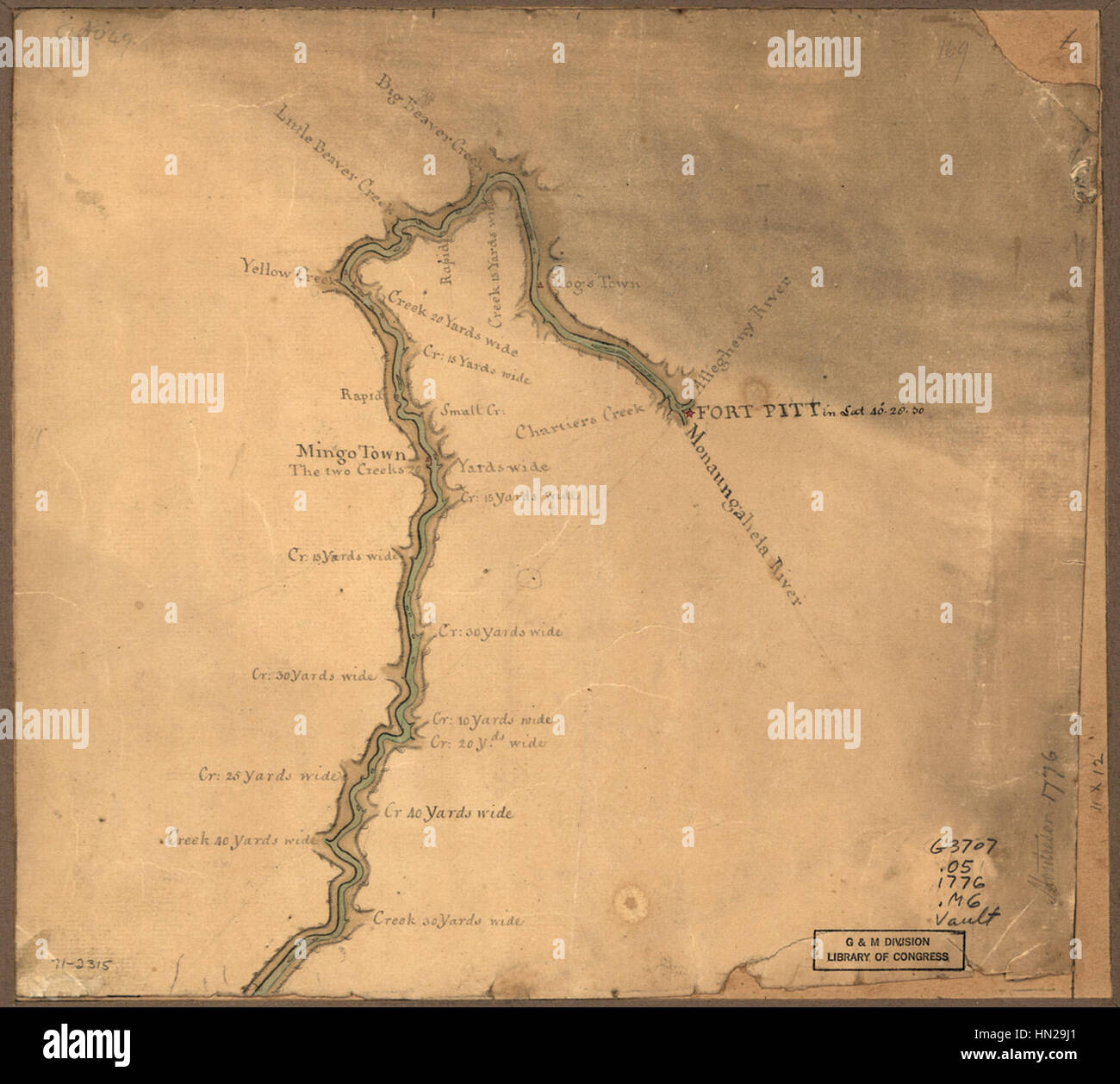 Ohio river map hi-res stock photography and images - Alamy