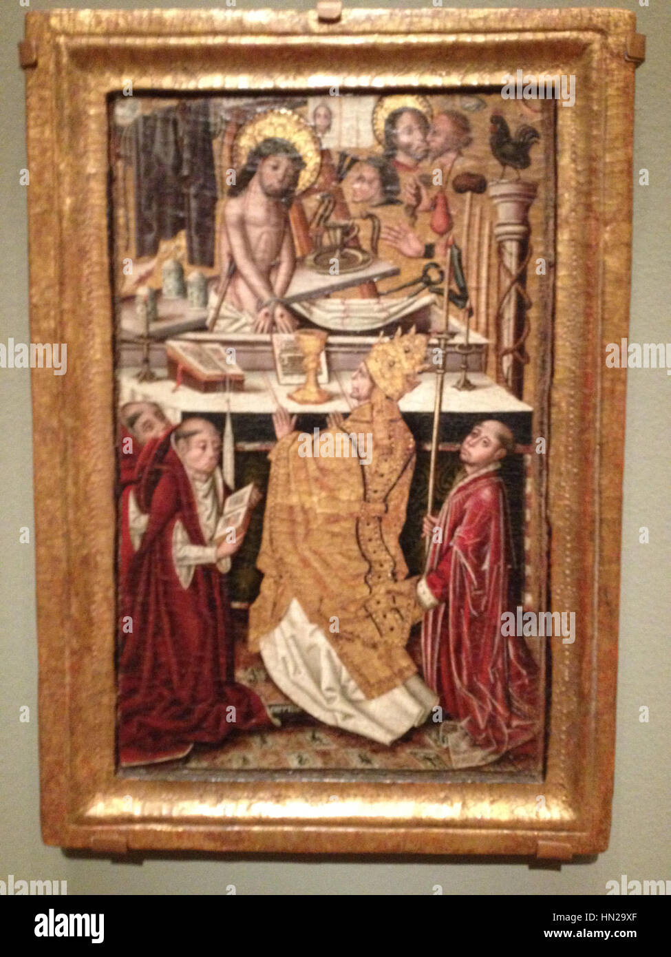 Mass of Saint Gregory Stock Photo - Alamy