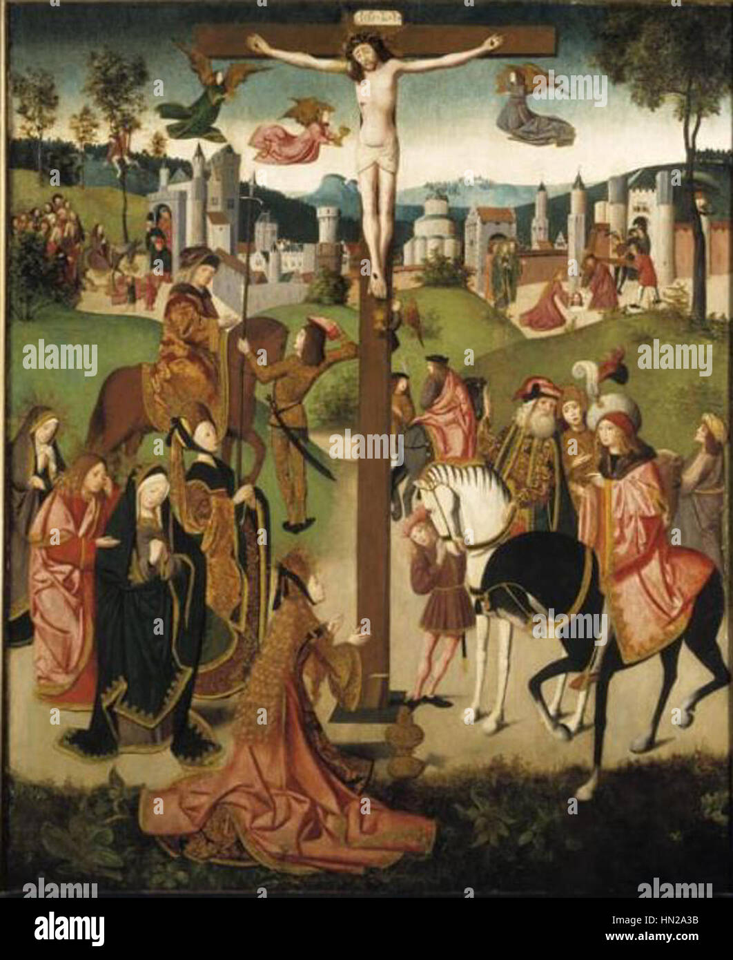 Master of the Figdor Deposition - Christ on the cross ABM s00051 Stock ...