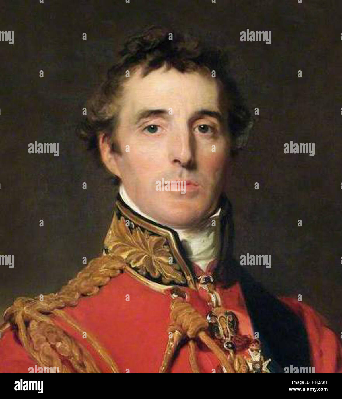 Lord Arthur Wellesley the Duke of Wellington Stock Photo - Alamy