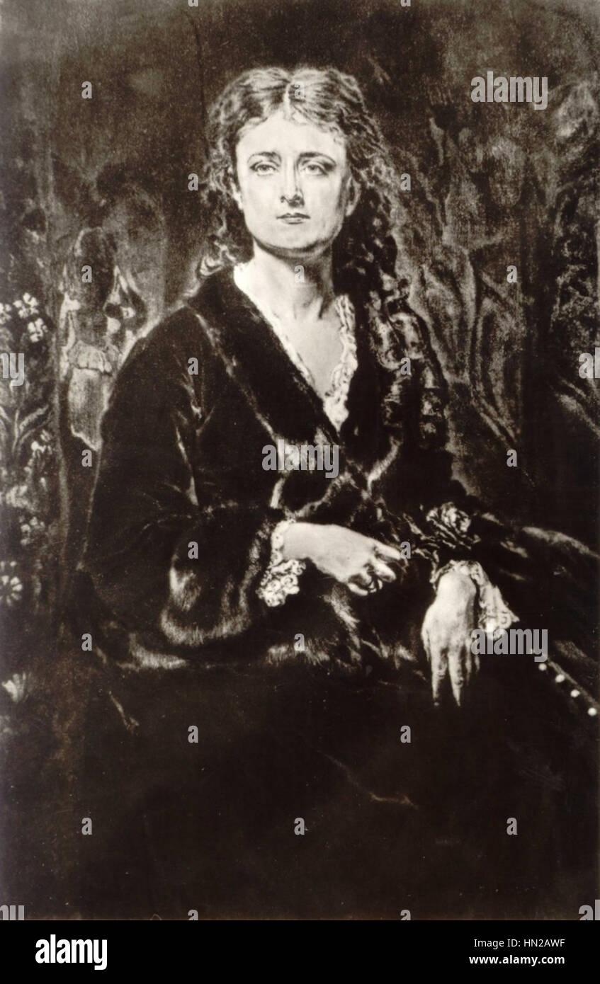 This portrait by the renowned Polish artist, Matejko, depicts Aniela ...