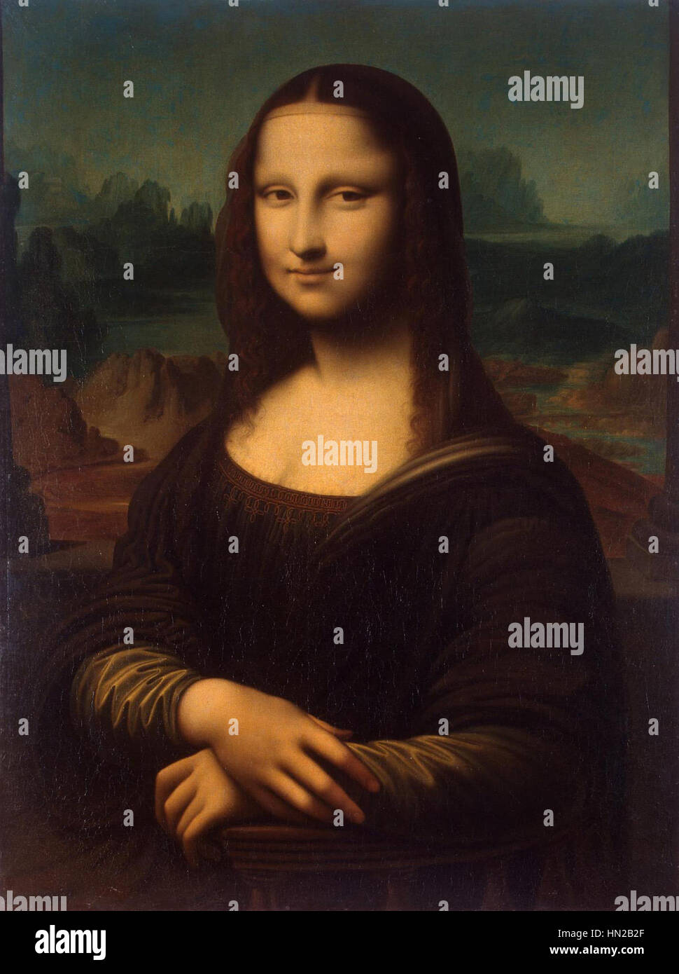 Mona lisa copy hi-res stock photography and images - Alamy