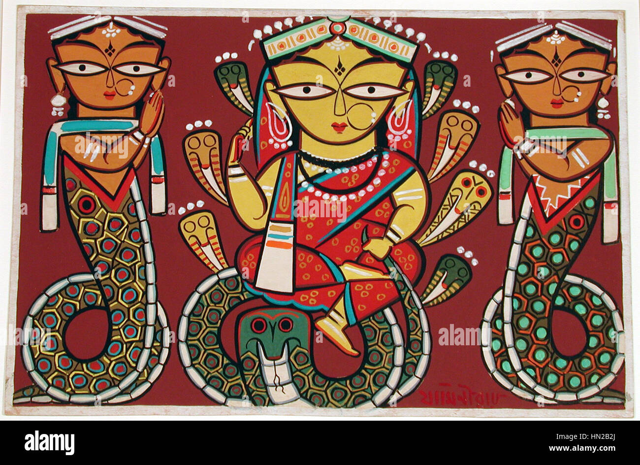 Goddess manasa hi-res stock photography and images - Alamy