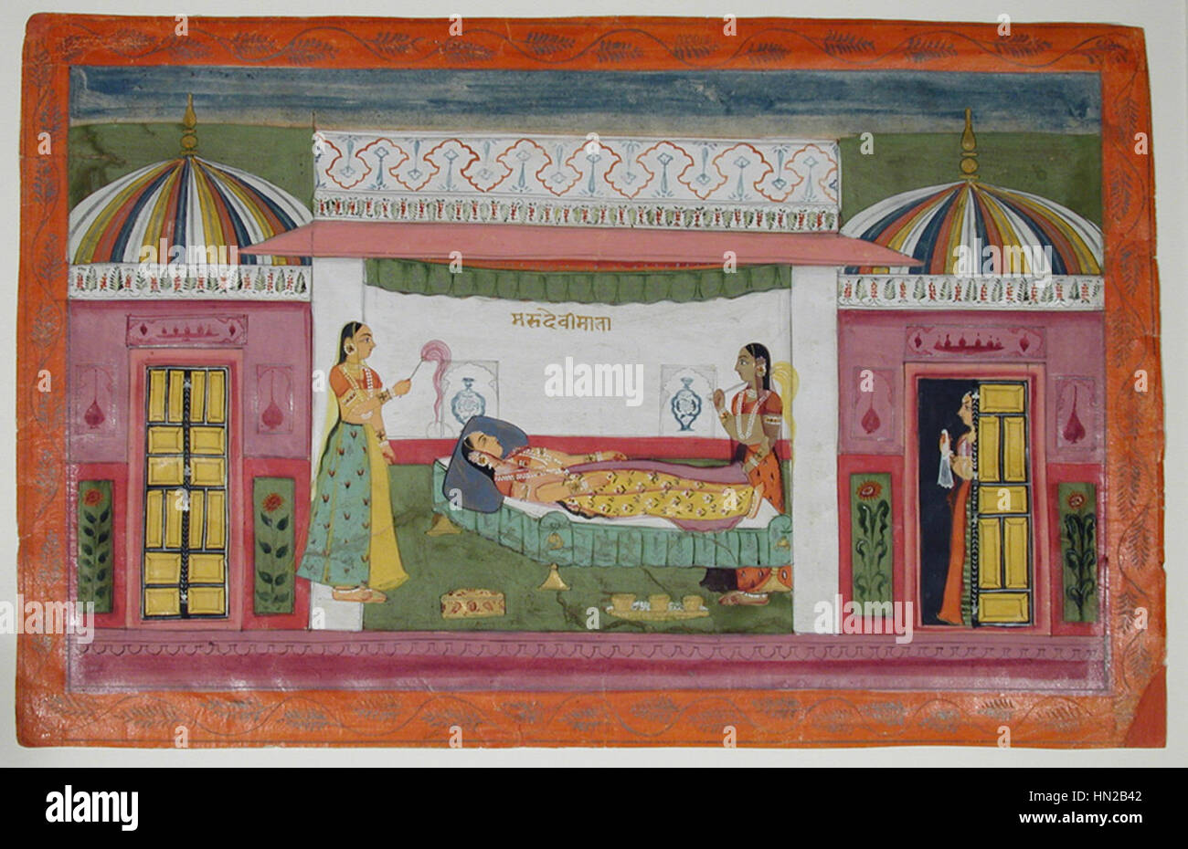 'Marudevi, Mother of the First Jina' depicts the mother of the Jain ...
