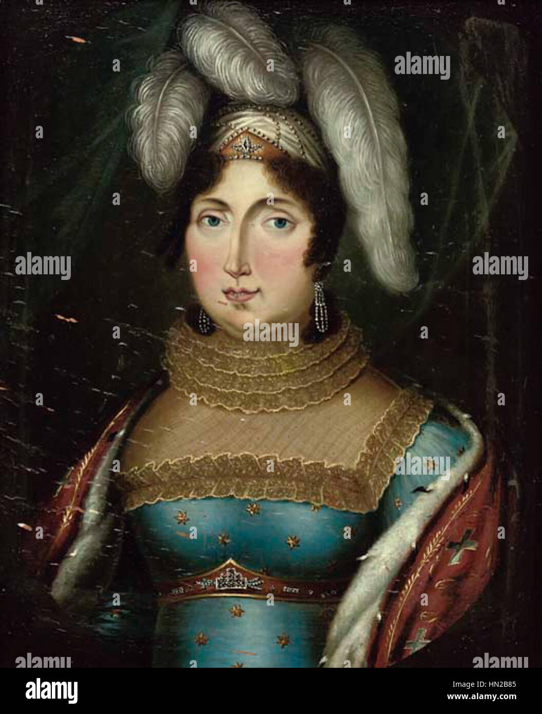 Maria Theresa of Austria-Este queen of Sardinia Stock Photo - Alamy