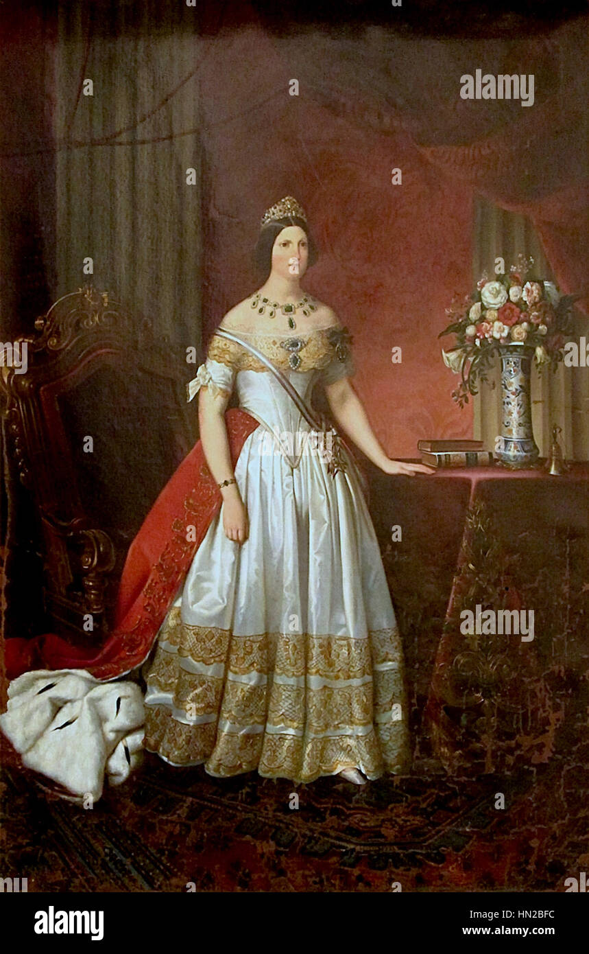 Maria Antonia of the Two Sicilies by Morelli 1840 Stock Photo - Alamy
