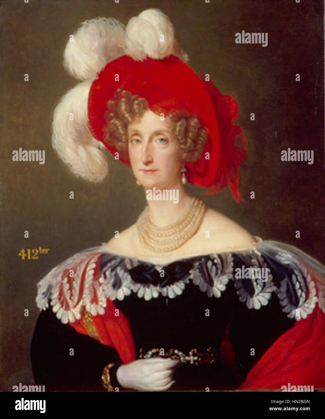 Maria amalia of the two hi-res stock photography and images - Alamy